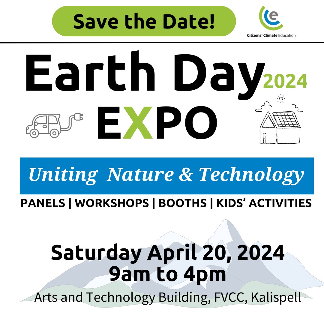 Save the Date for the Earth Day Expo | Climate Smart Glacier Country